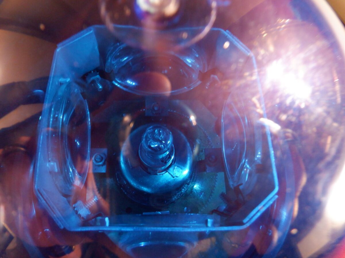 FEDERAL SIGNAL MODEL 15A JUNIOR BEACON RAY • BLUE LEXAN DOME – BH ...