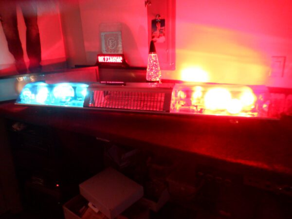 CODE3 FORCE 4 LP 55 INCH 12-VOLT RED AND BLUE LIGHT BAR – BH Flasher ...