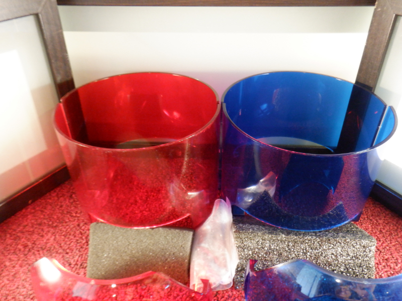 CODE3 FORCE 4 LP 8-PIECE RED & BLUE FILTER SET• MOUNTING SCREWS • CLEAN ...