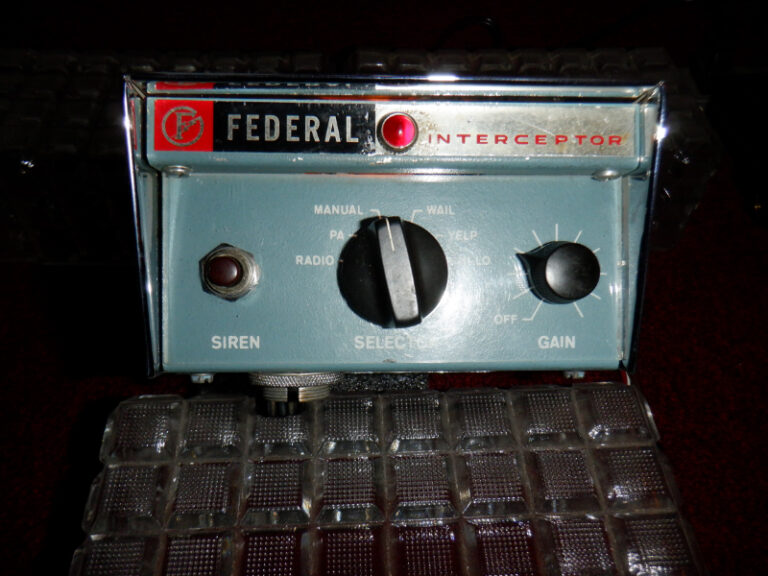 FEDERAL SIGNAL PA20 ELECTRONIC SIREN • SERIAL NUMBER: 2E14918 – BH ...