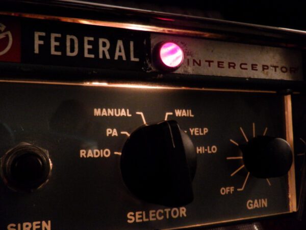 FEDERAL SIGNAL PA20 ELECTRONIC SIREN • SERIAL NUMBER: 2E14918 – BH ...