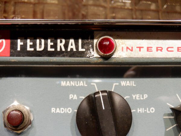 FEDERAL SIGNAL PA20 ELECTRONIC SIREN • SERIAL NUMBER: 2E14918 – BH ...