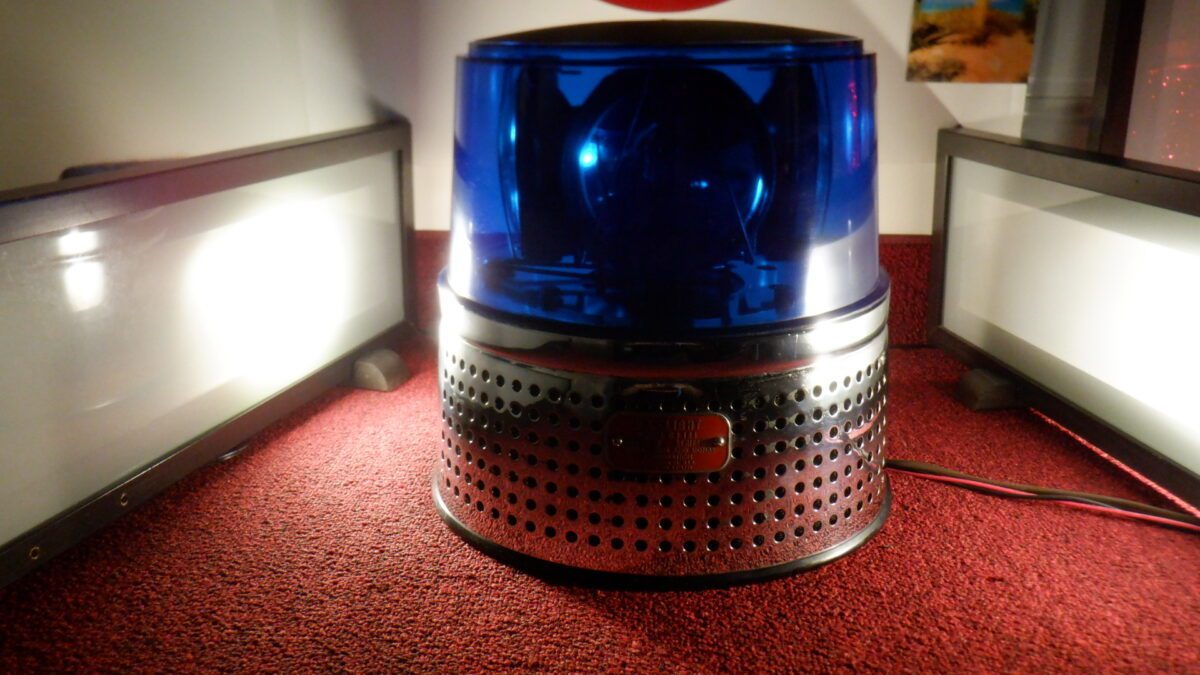 FEDERAL SIGNAL BLUE SPEAKERLIGHT CJ184 -12-VOLT – WITH FS FACTORY CJ184 ...