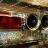 5C FEDERAL SIGNAL TWINSONIC MODEL 12X RED+RED TWO CP100 CHROME SPEAKERS ...